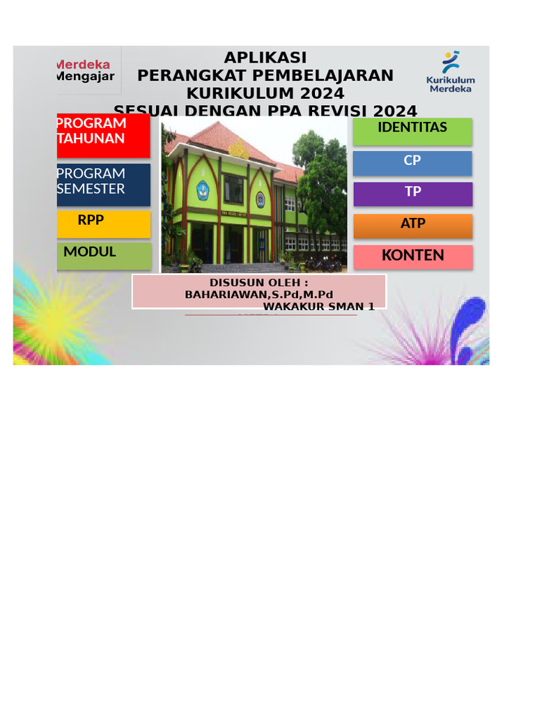 Aplikasi Perangkat Ajar Kurmer Revisi 2024 | PDF