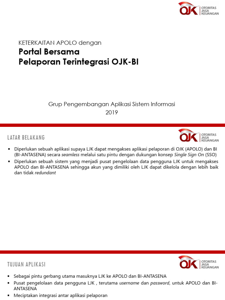 Sosialisasi Portal APOLO V 1 1 | PDF
