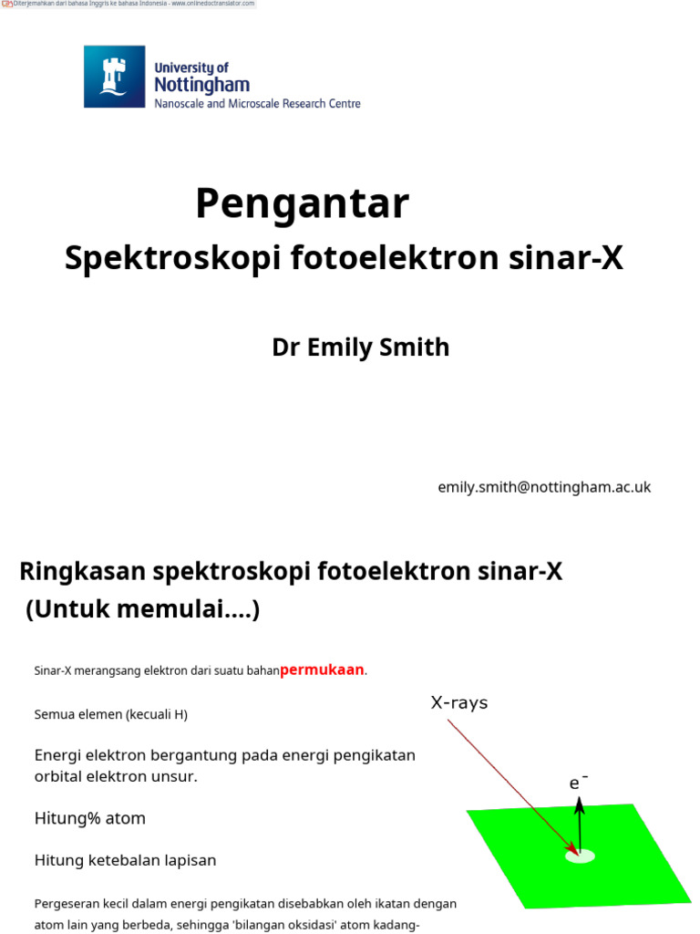 Introduction To Xps Principles - En.id | PDF
