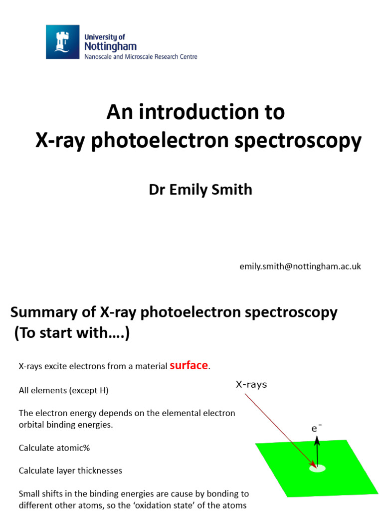 Introduction To Xps Principles | PDF
