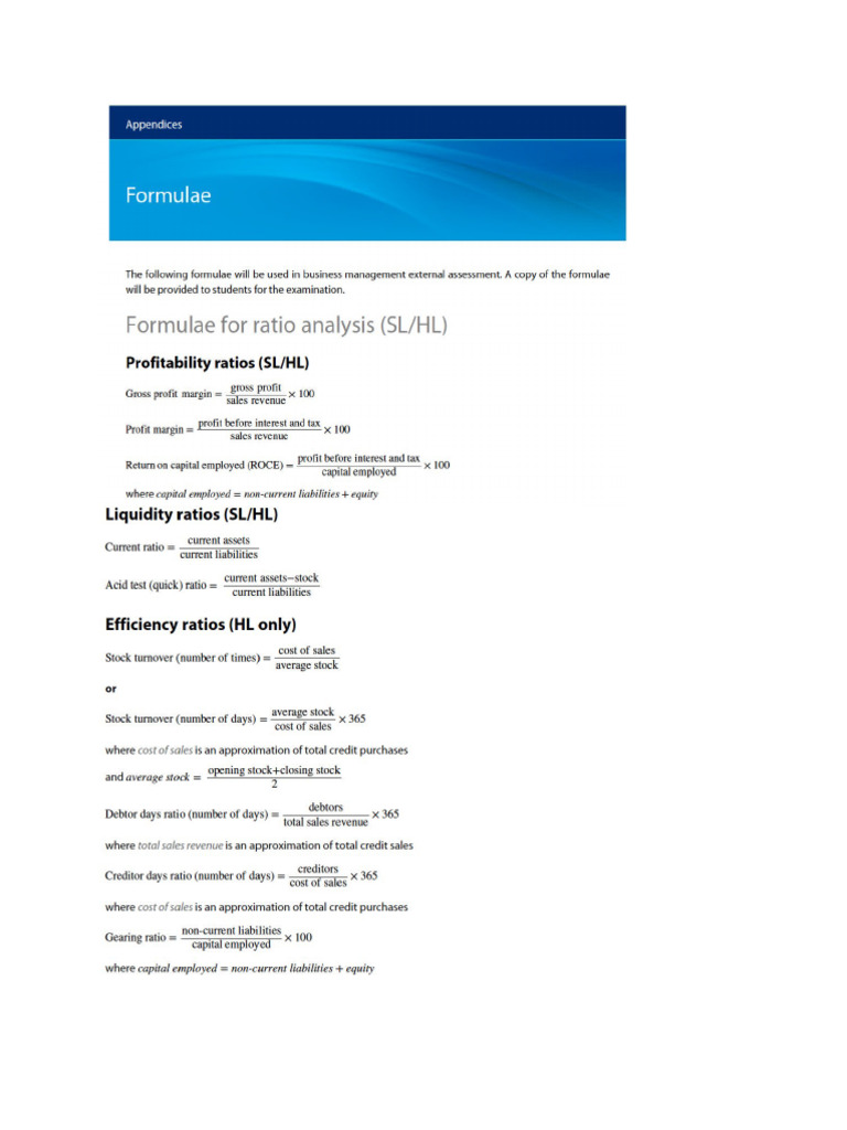 Formulae and Discount Table BM HL | PDF
