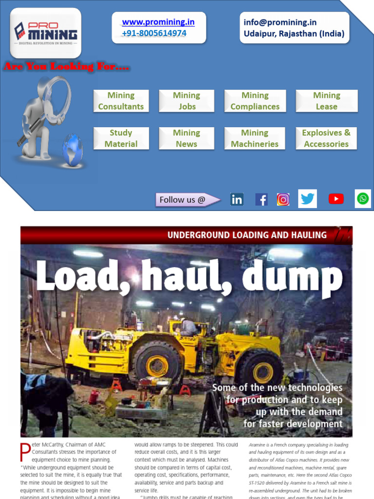Mines LHD Prominingin | PDF