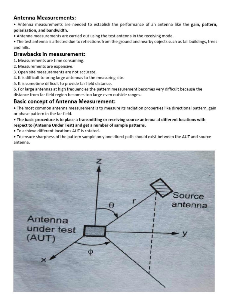 Antenna Measurements Unit-2 2nd Part | PDF