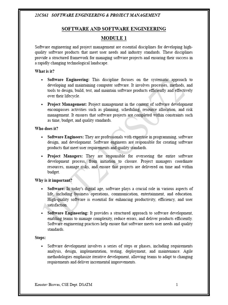 SEPM Compiled Notes | PDF