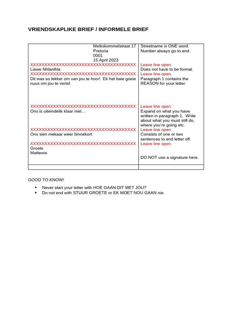 afrikaans paper 3 | PDF