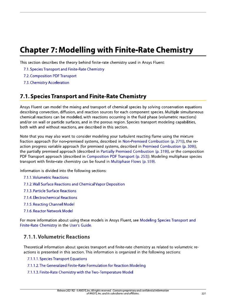 Ansys Fluent Theory Guide - Chapter 7 | PDF