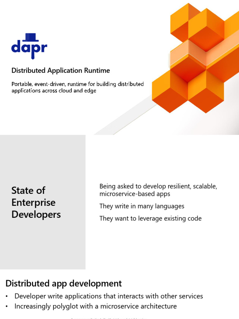 Dapr-Overview | PDF Dapr-Overview | PDF