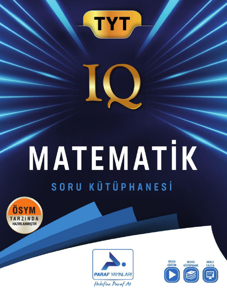 Paraf - IQ TYT Matematik SB (2023) | PDF