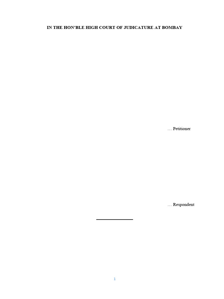 Format of Drafts | PDF