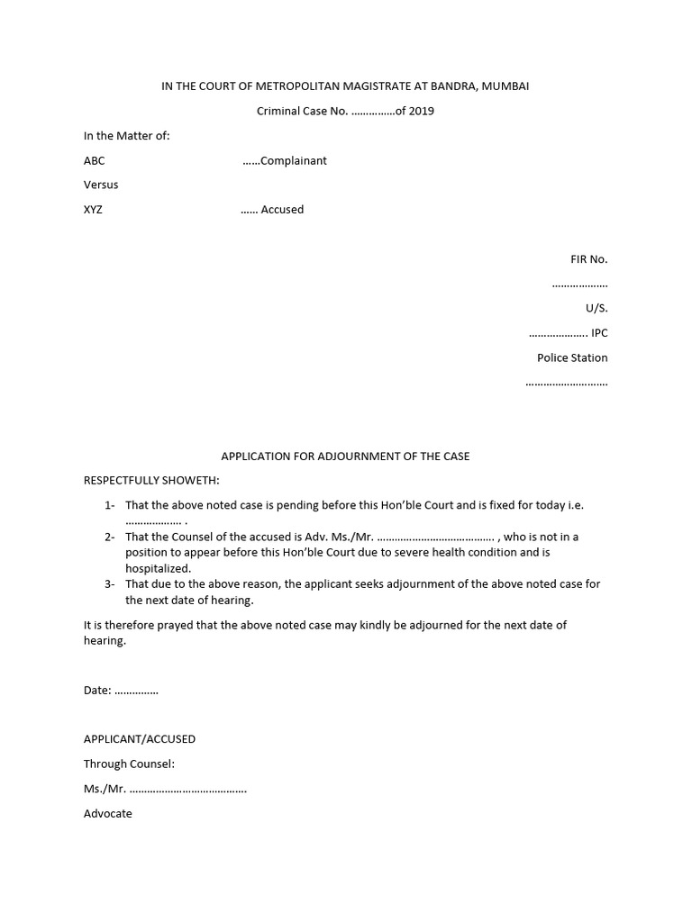 Model Drafts For DPC | PDF