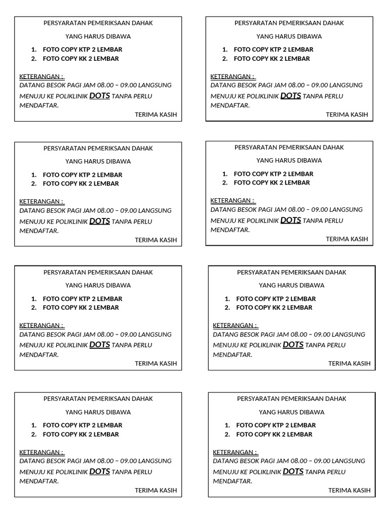 PERSYARATAN TCM | PDF