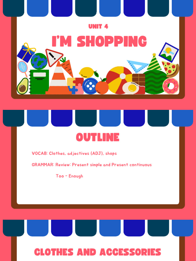 I'M Shopping: Unit 4 | PDF