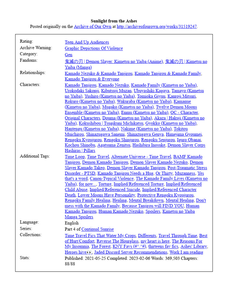 Sunlight From The Ashes | PDF