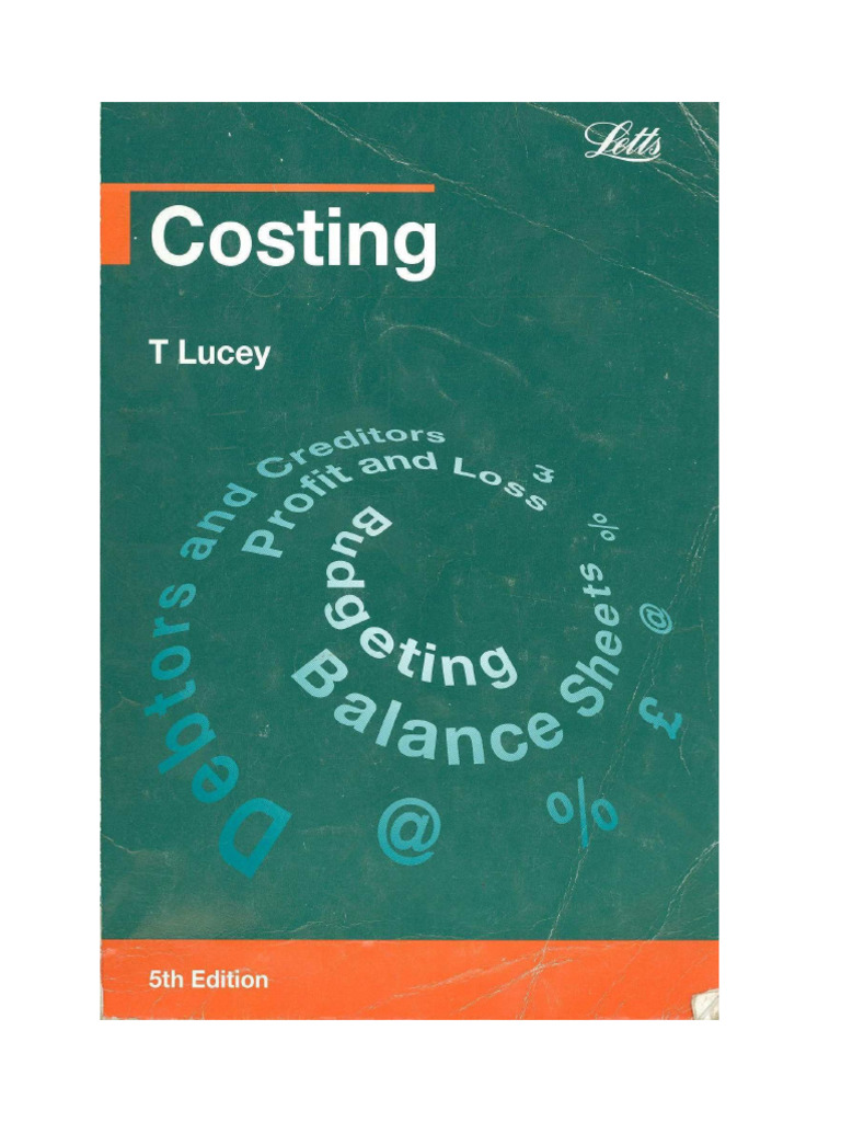 Costing - T Lucey | PDF
