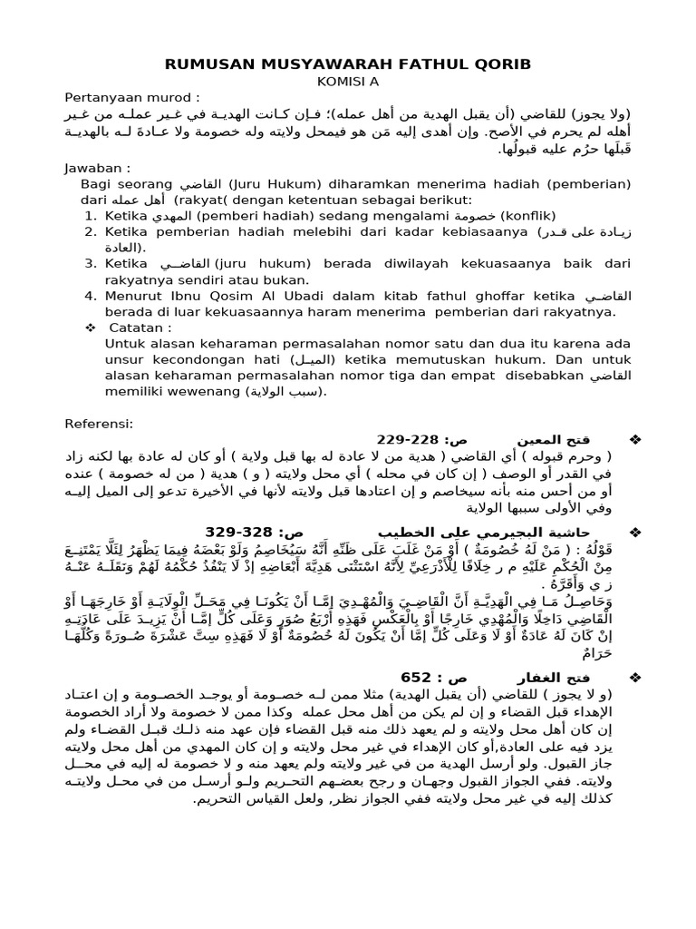 Rumusan FQ 1 Abcd - 065442 | PDF