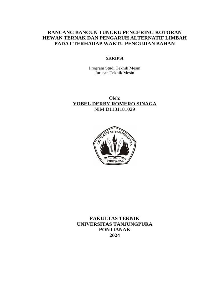 Revisi Yobel Skripsi - NEW | PDF