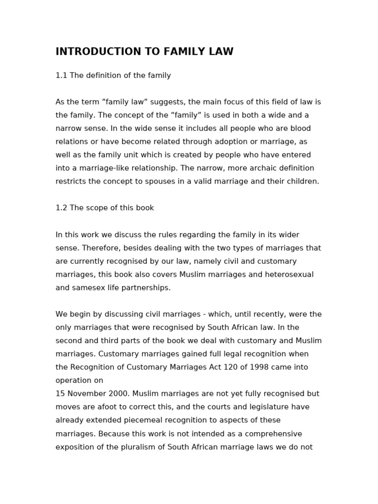 Family Law Complete Book | PDF