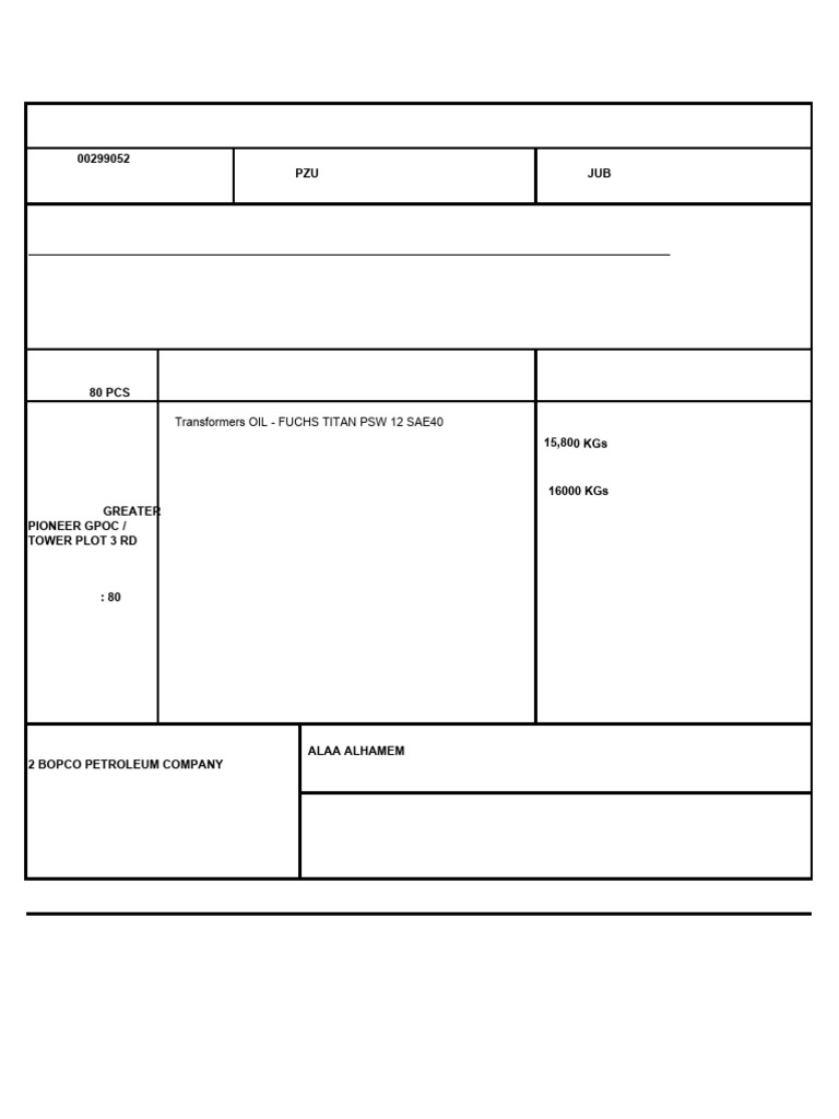 Non DG Declaration 2 | PDF