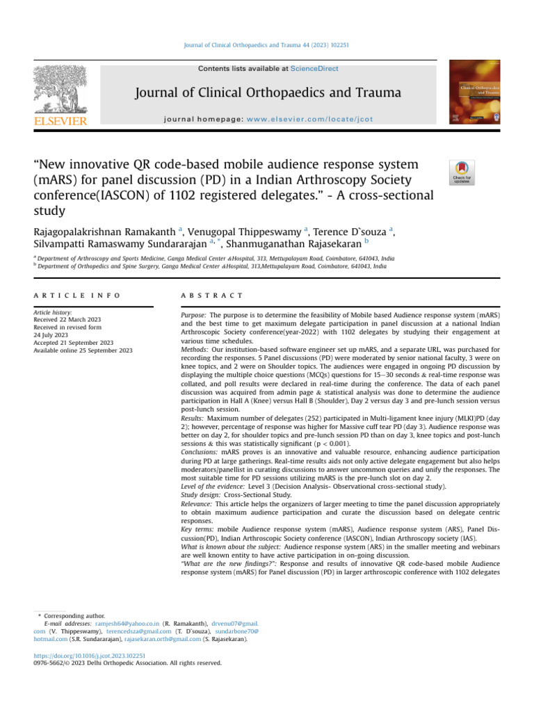 2023 - IASCON - QR Code - mARS | PDF