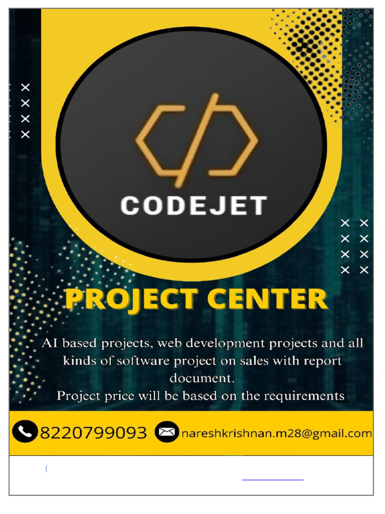 Codejet Project Titles | PDF