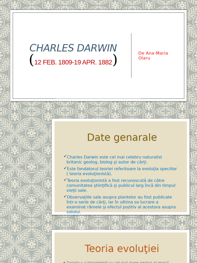 Charles Darwin | PDF