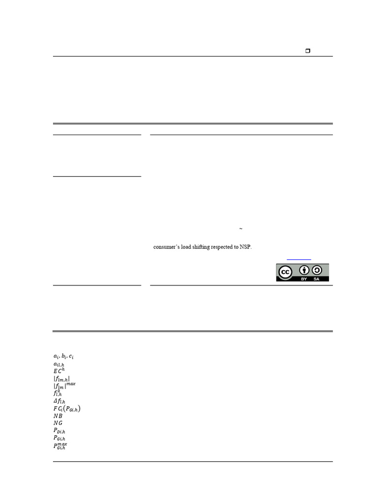 Optimal Power Dispatch For Day-Ahead Power System Operation Considering Demand Elasticity | PDF ...