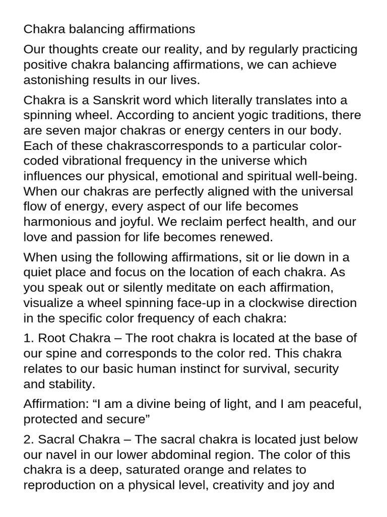 Our Thoughts Create Our Reality | PDF