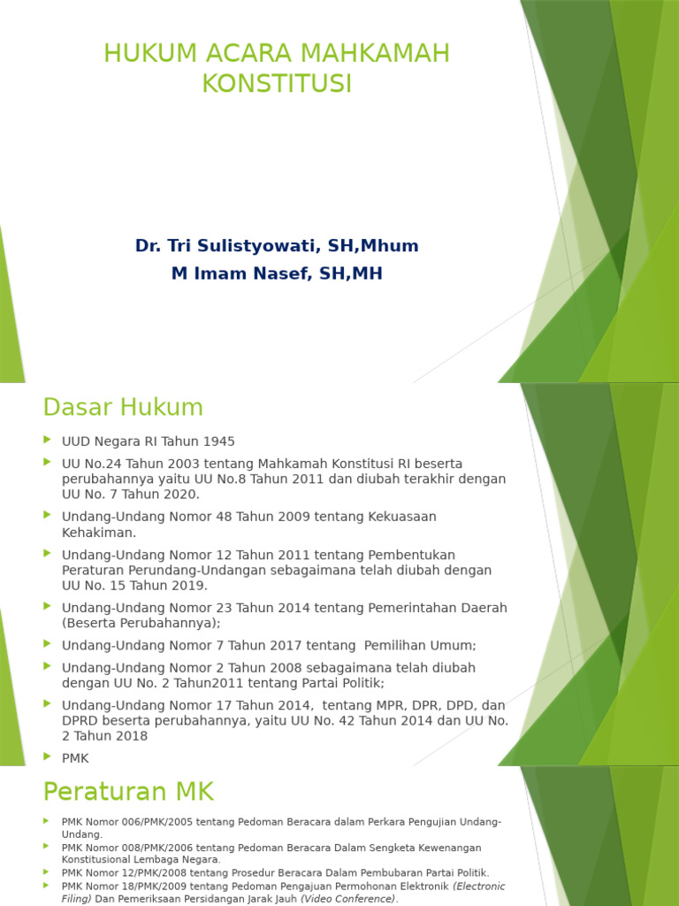 HK Acara MK - Kuliah | PDF