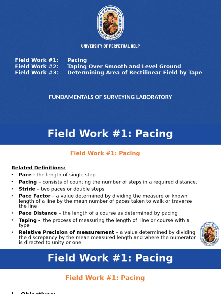 1 Pacing Taping Over Smooth and Level Ground | PDF