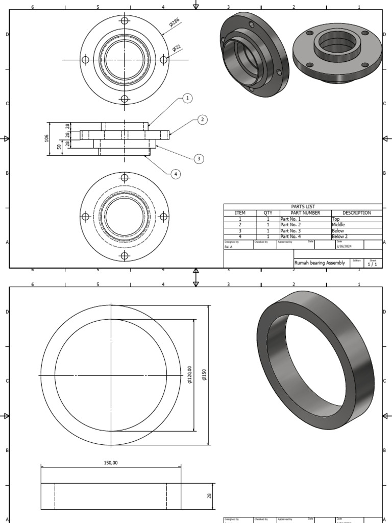 Assembly Rumah Bearing | PDF