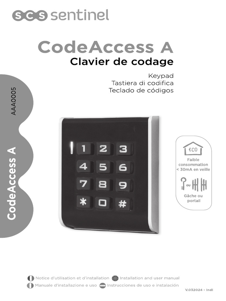 Clavier+a+Codes+Memorisation+100+Codes+Codeaccess+a Manual 25 - fr ...