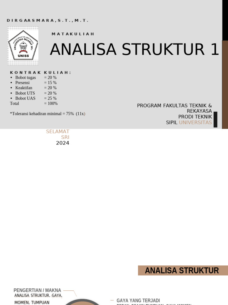 Materi As 1 (Pra Uas) | PDF