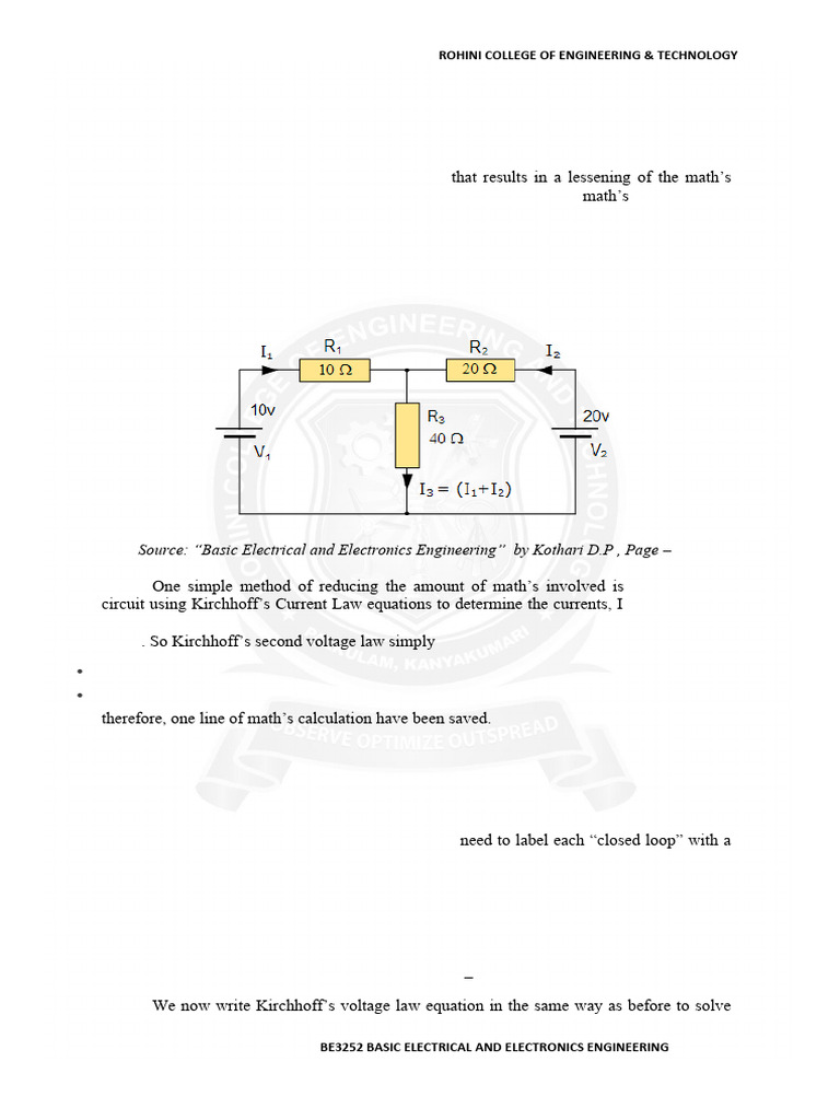 1.3. Mesh Analysis | PDF
