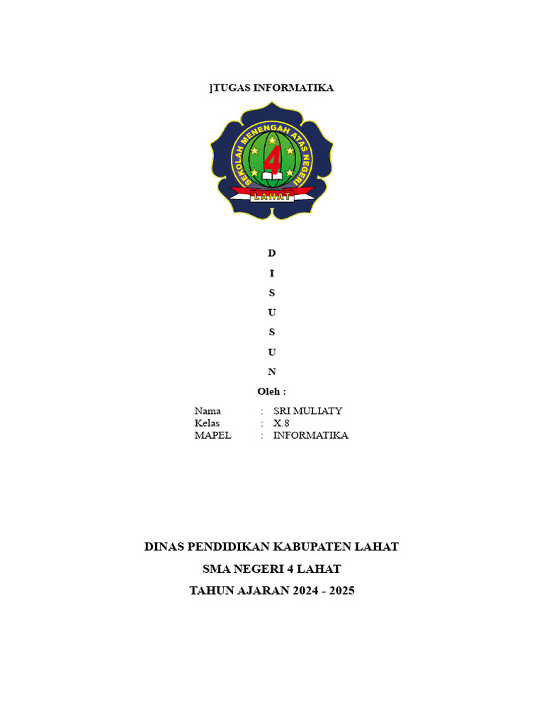 Tugas Informatika | PDF