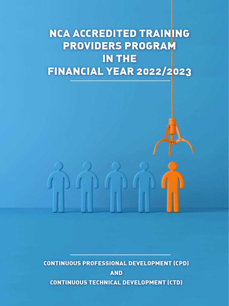 Nca Training Providers Program | PDF