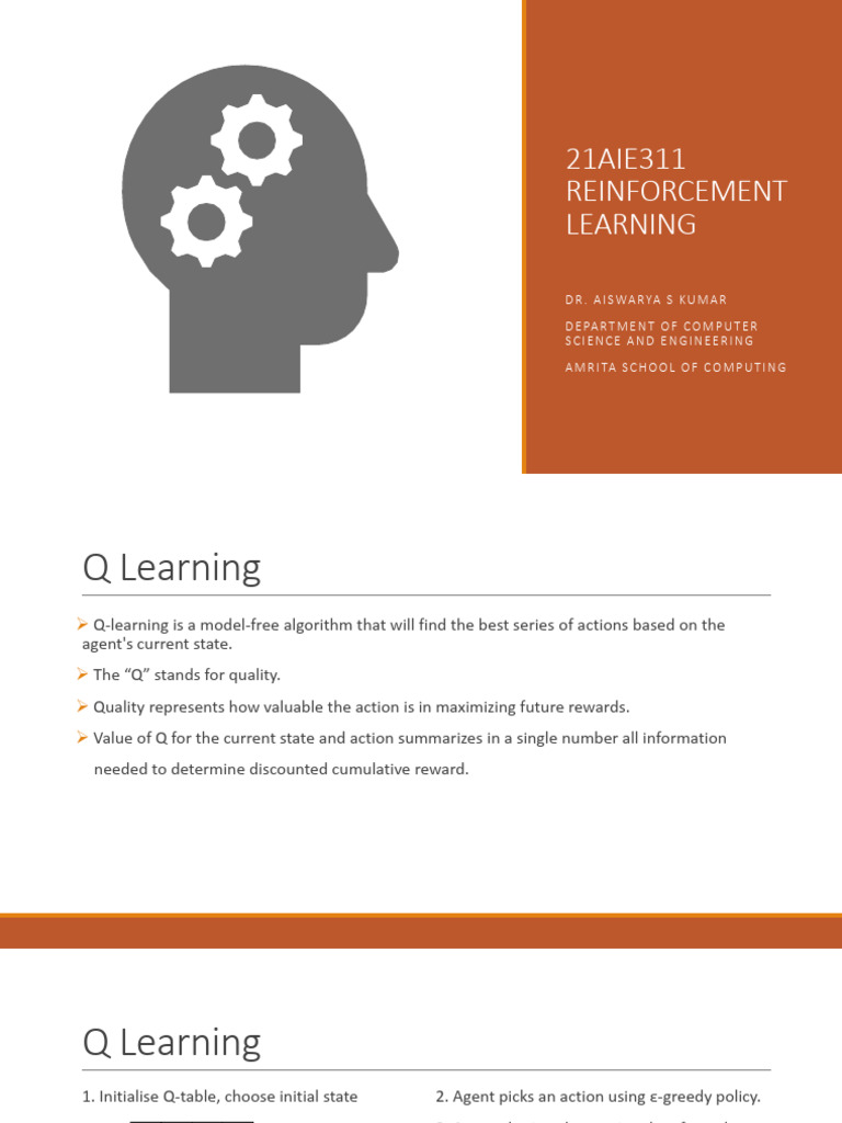 Q-Learning and SARSA | PDF