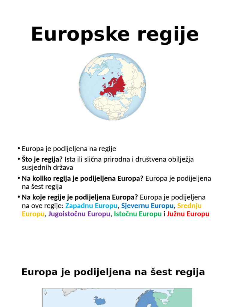 Europske Regije | PDF