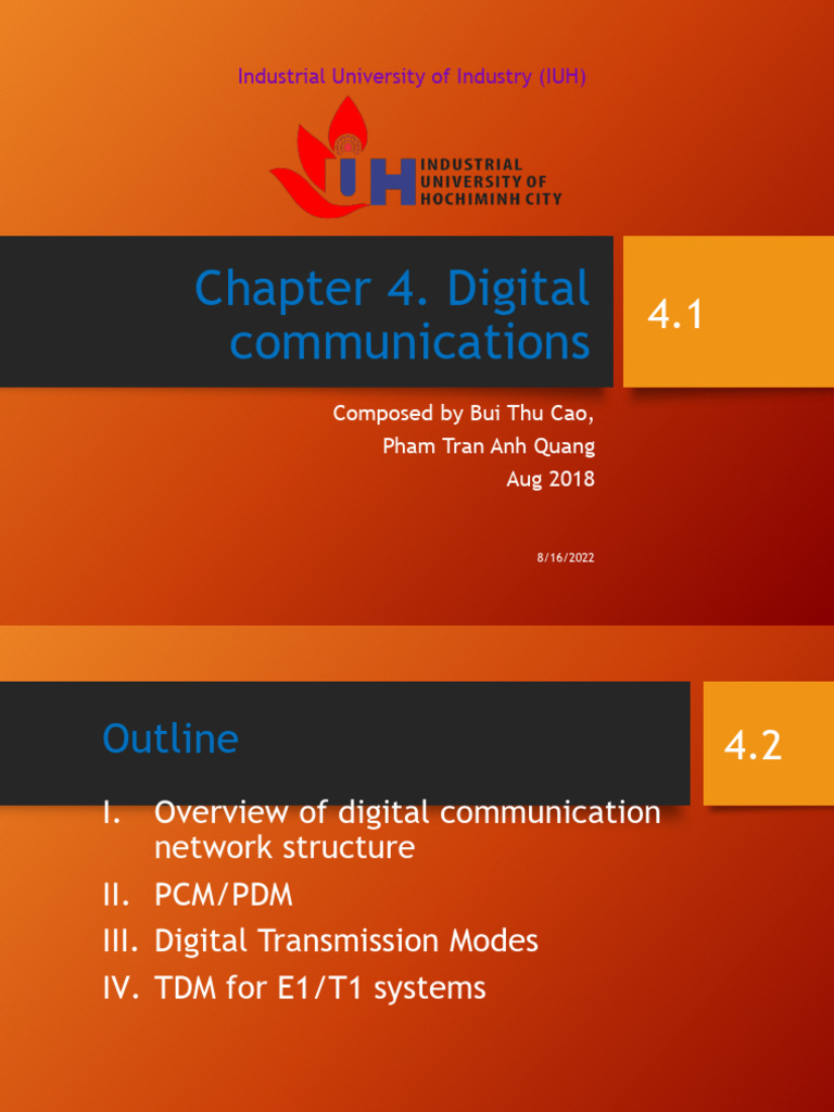 Chapter 4. Digital Communications | PDF