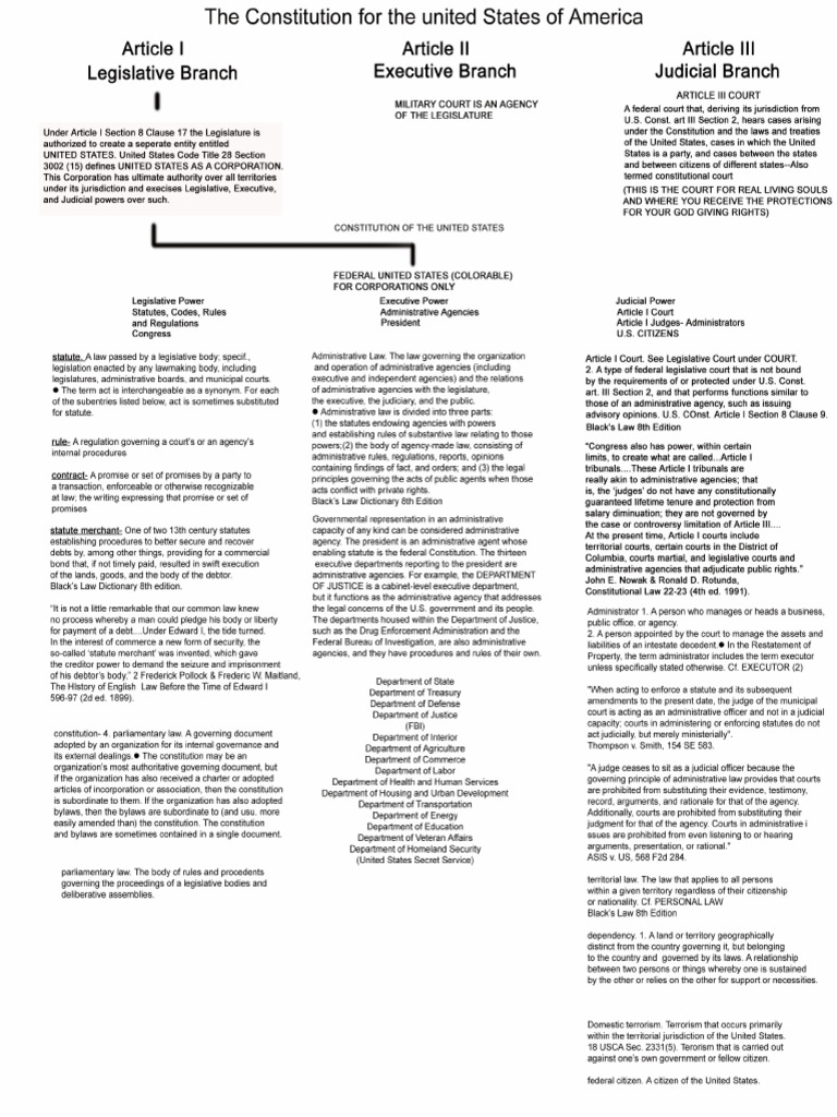 Outline of The Constitution | PDF