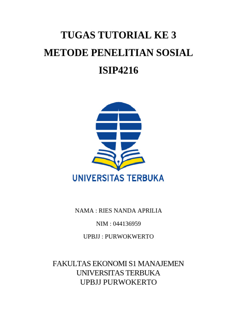 Tugas 3 Metodeeee | PDF