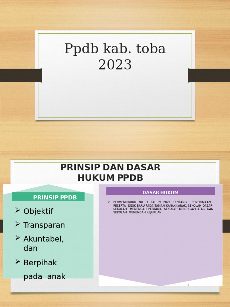 Paparan Final Sosialisasi PPDB 2023 | PDF
