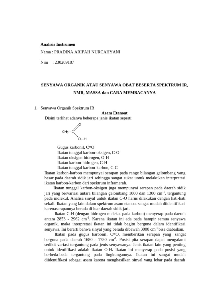 Analisis Instrumen | PDF