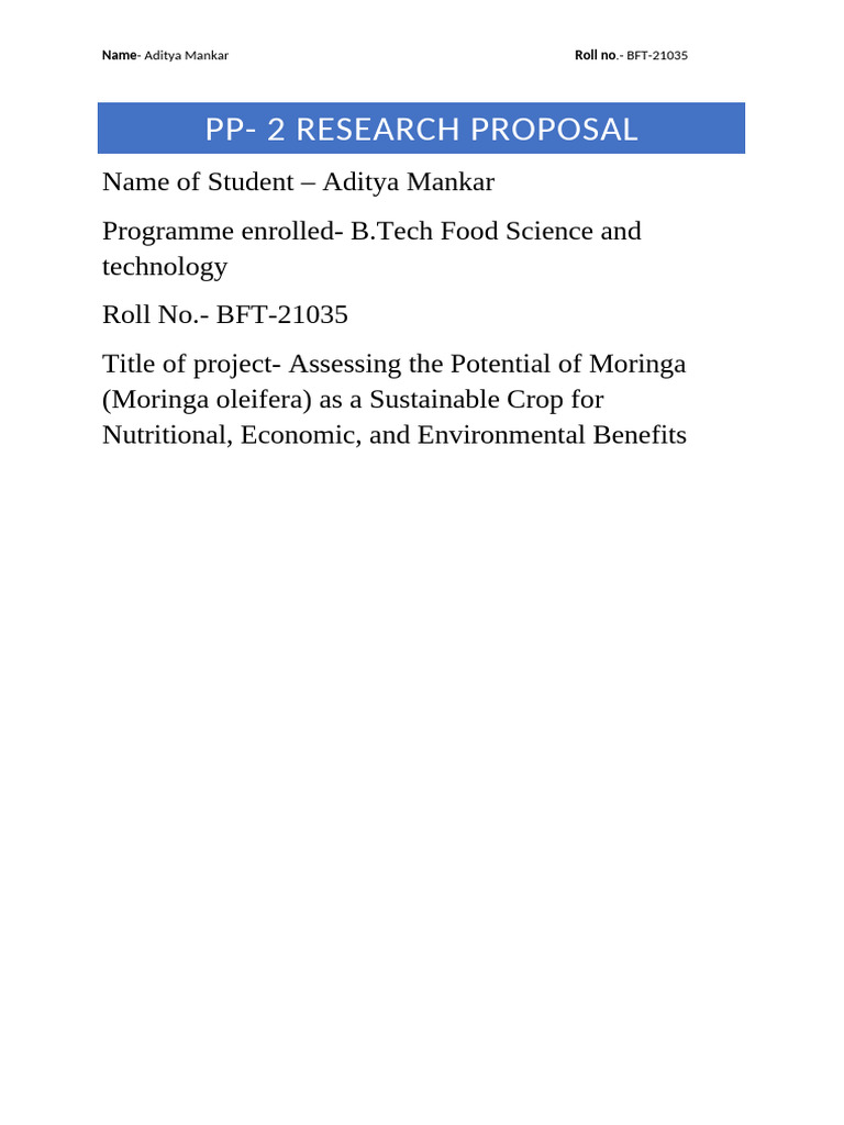 Research Proposal (1) - 2 | PDF