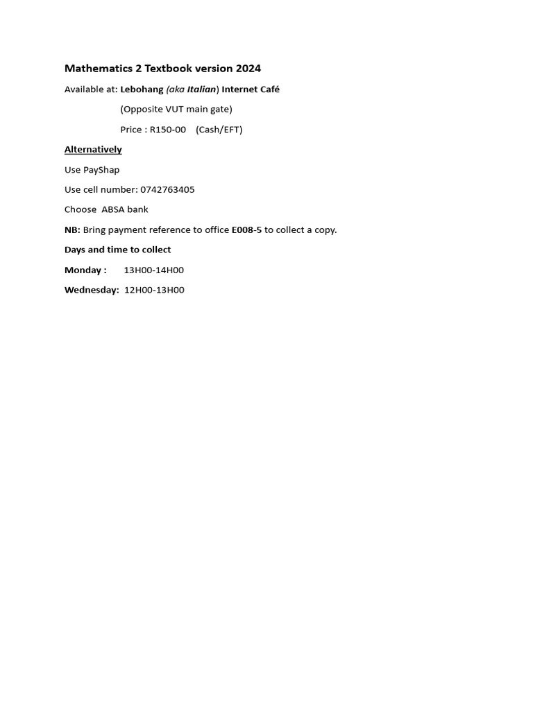 Mathematics 2 Textbook Version 2024 | PDF