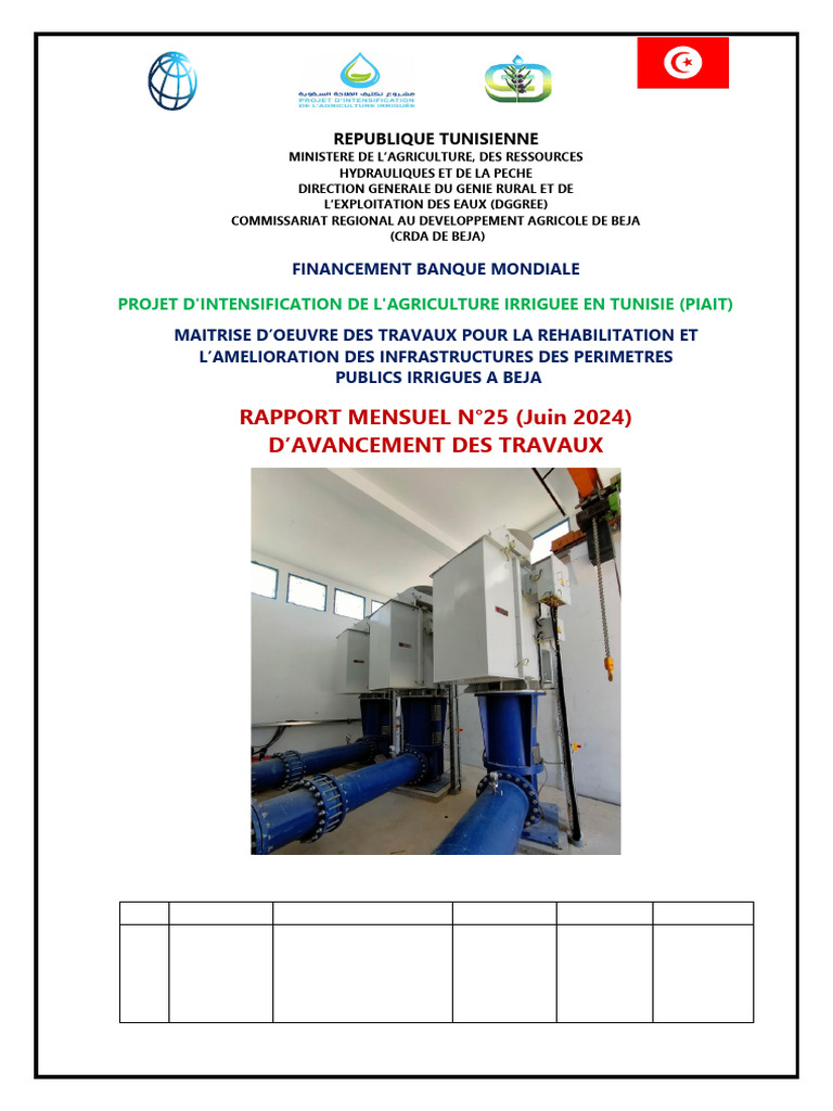 Rapport Mensuel N25-Juin-24 Final | PDF