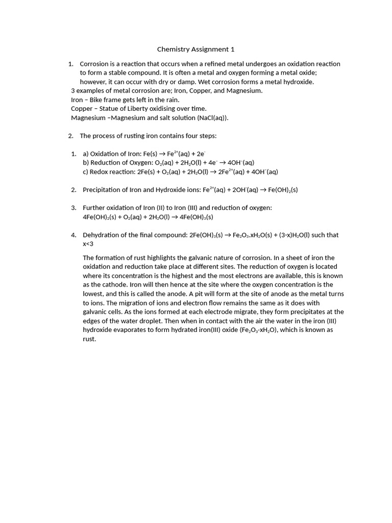 Chem - Corrosion | PDF