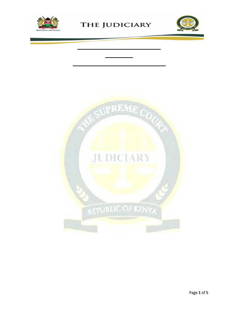 Cause List As at Friday 3RD May 2024 | PDF