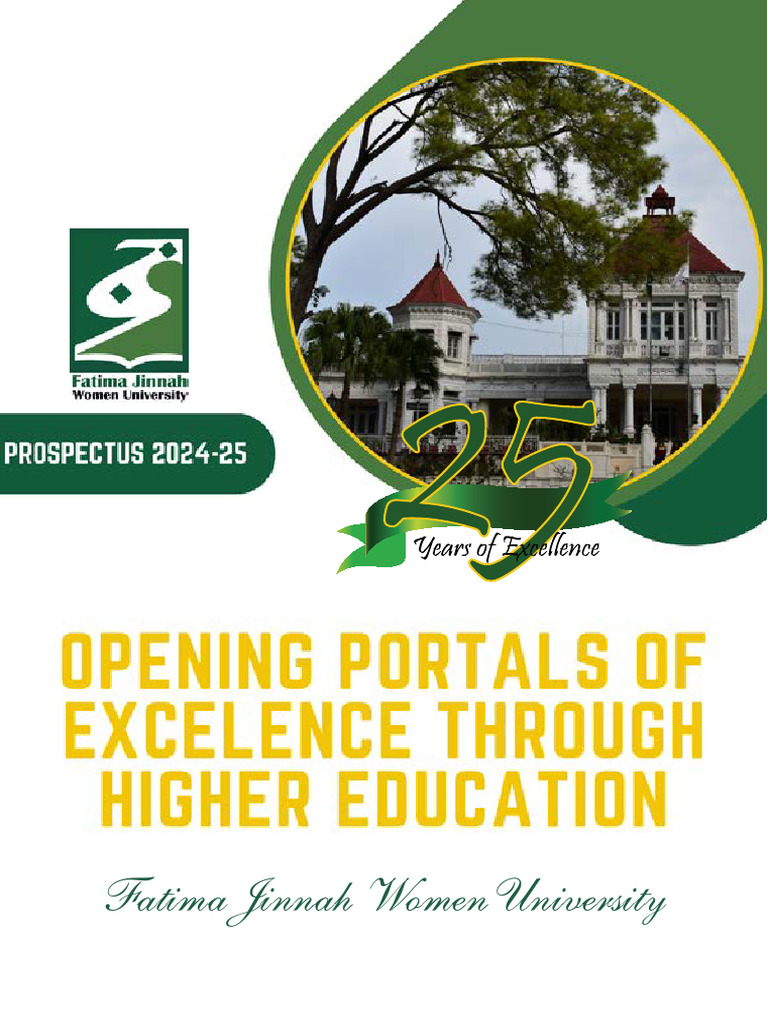 FJWU Prospectus2 2024-2025 | PDF