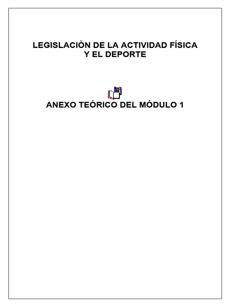 Anexo MODULO 1 | PDF