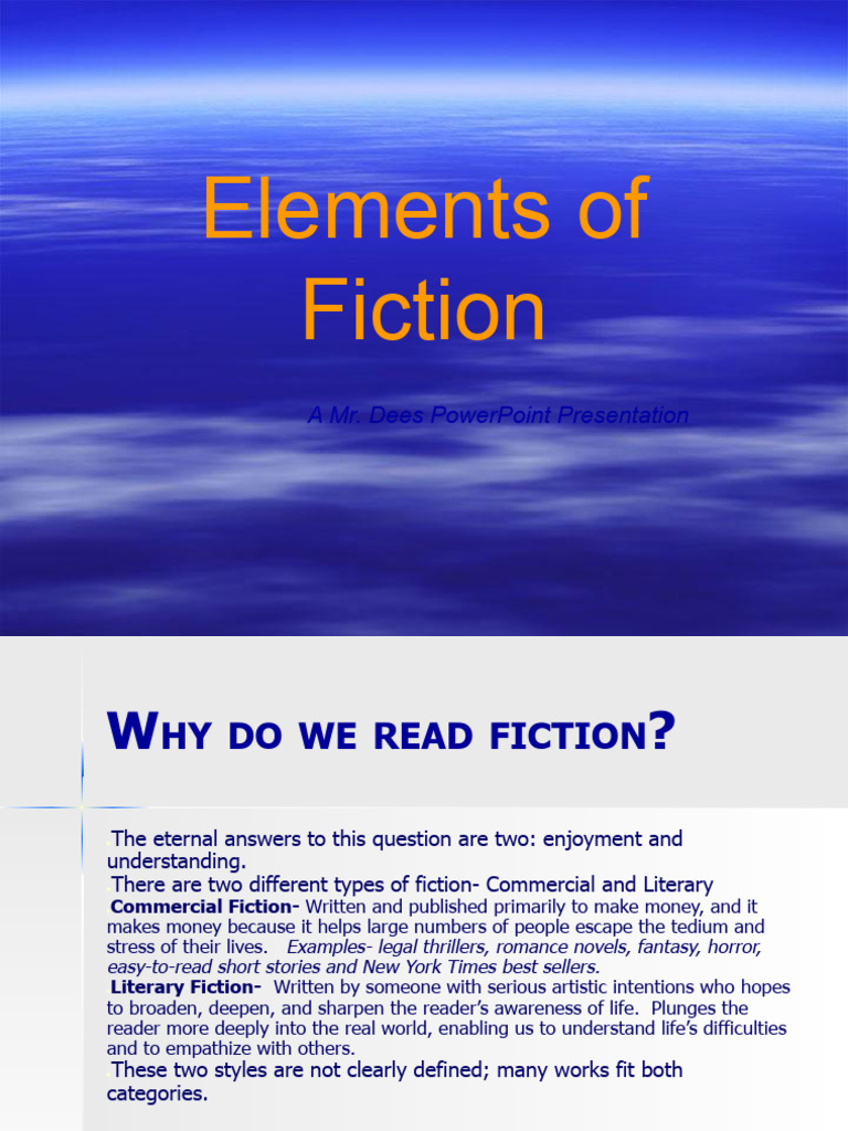 Elements of Fiction | PDF